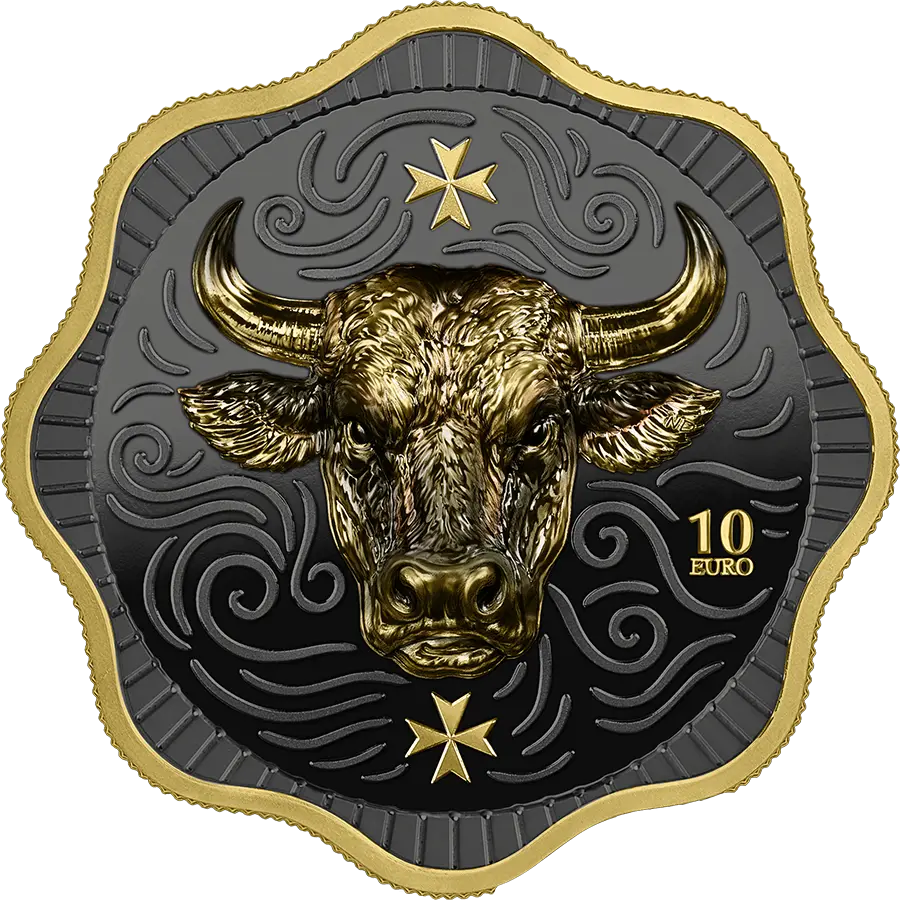 Malta Maltese Ox 2 uncje srebra High Relief 2025 | NumiTracker
