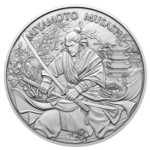 Legendary Warriors Miyamoto Musashi 1 uncja srebra | NumiTracker